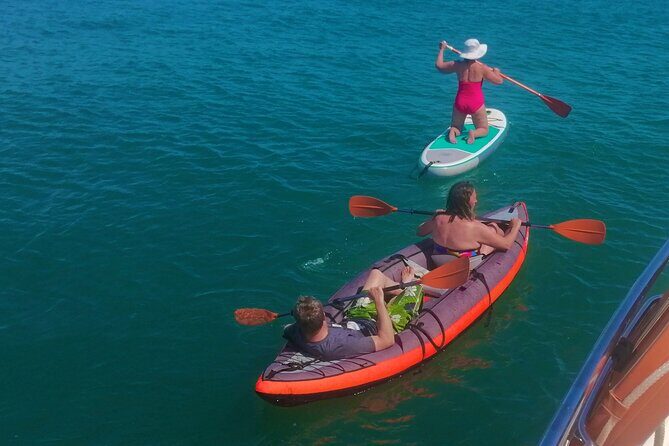 Morning private charter with drinks tapas, paddle boards &kayak - FAQs