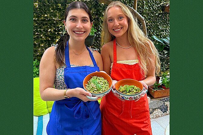 Mortar pesto lesson with World Champion and local Menu - FAQ