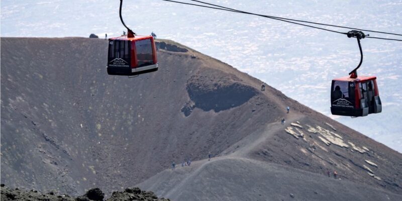 Mount Etna: Return Funivia dell'Etna Cable Car Ticket - The Sum Up