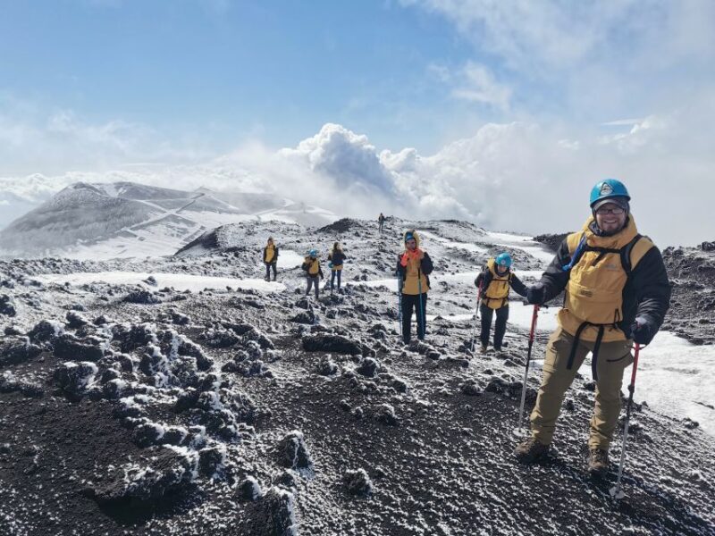 Mt Etna: Winter Trekking Tour with Optional Catania Transfer - Key Points