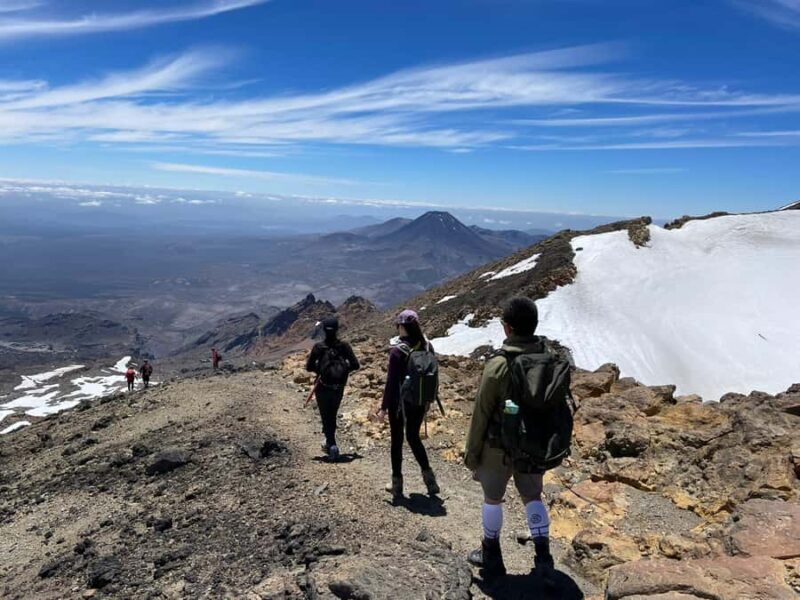 Mt Ruapehu Summit Plateau Guided Group Hike - Reaching the Summit: Lunch and Views