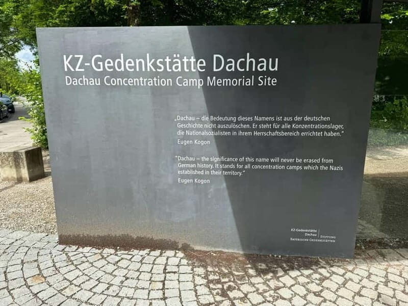 Munich: Dachau Concentration Camp Private Tour by Car - Detailed Breakdown of the Itinerary
