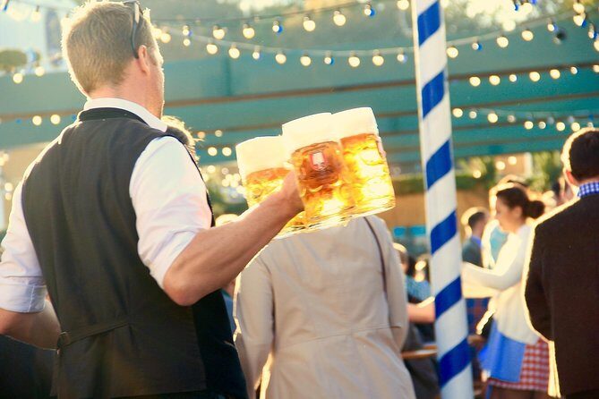 Munich: Oktoberfest Lunch/Dinner table reservation big beer tent - Pricing and Value