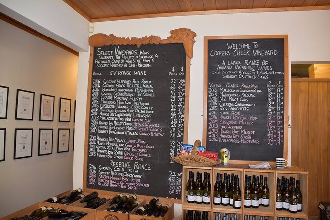 Muriwai Scenic Wine Tour from Auckland - Key Points