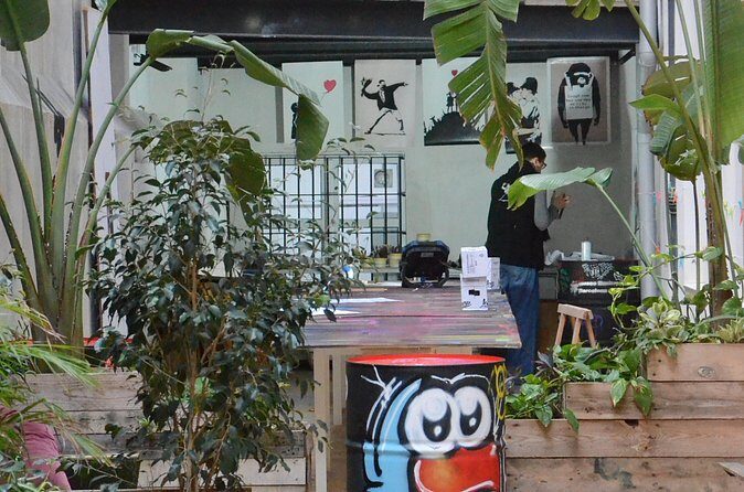 Museum Entrance with Stencil Art Workshop and Spray - FAQ