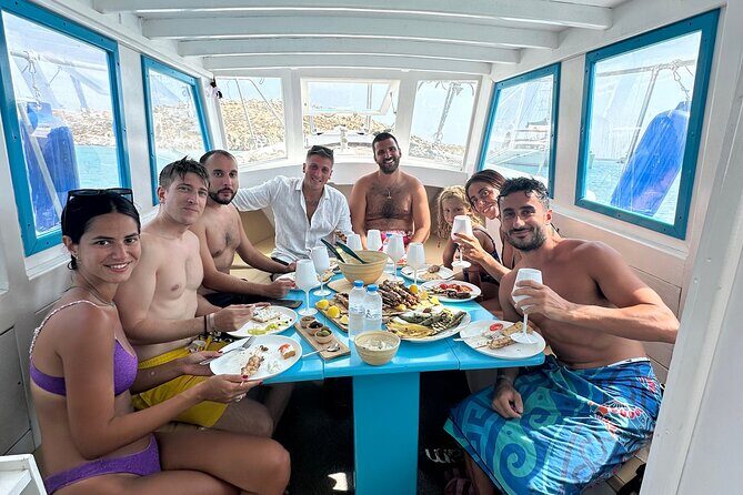 Mykonos boat tour-unlimited drinks-small group(new product) - FAQ