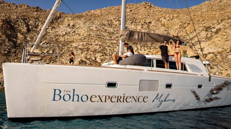 Mykonos: Boho Experience Catamaran Cruise - The Itinerary — What You’ll Experience