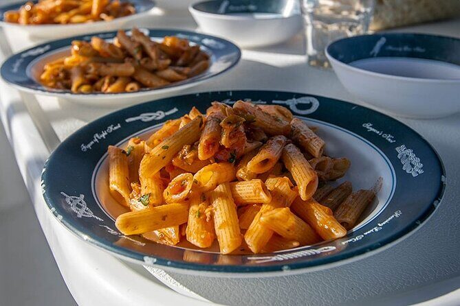 Mykonos Catamaran Delos Rhenia Cruise with Lunch and Transfer - Key Points