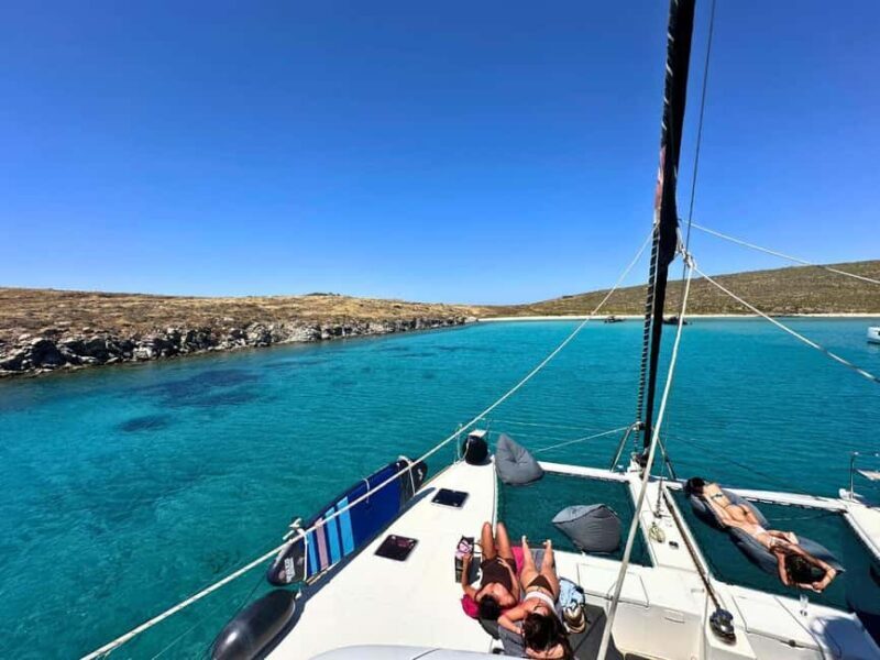 Mykonos Cruise: Prosecco, BBQ, Sailing Demo & Delos Stop - Key Points