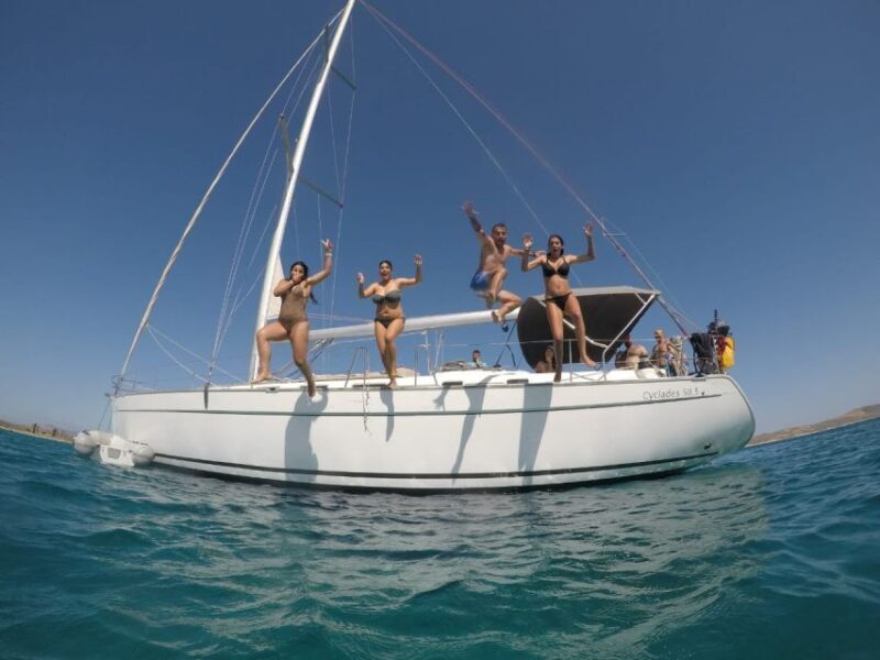 Mykonos: Delos & Rhenia Boat Cruise with Lunch & Transfer - Key Points