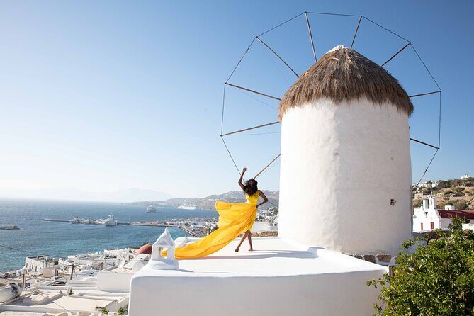 Mykonos Flying Dress High End Professional Photographer - Introduction to the Experience