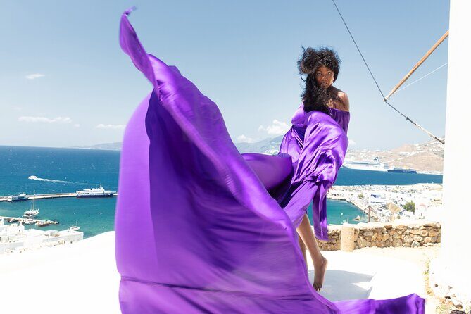 Mykonos Flying Dress High End Professional Photographer - FAQ