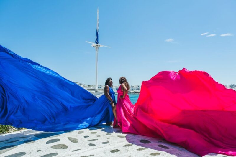Mykonos: Flying Dress Photoshoot - What Is the Mykonos Flying Dress Photoshoot?