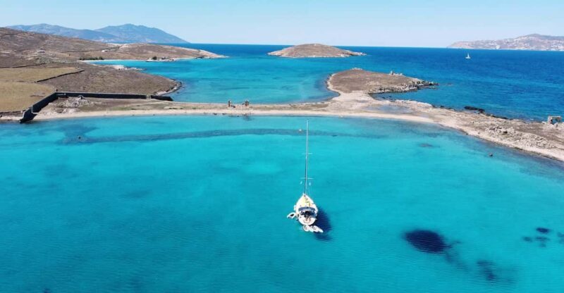 Mykonos: Rhenia Island Sunset Cruise with Transfer and Meal - Key Points