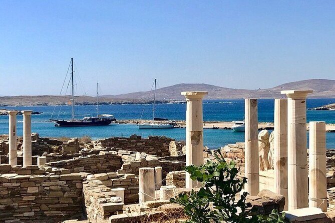 Mykonos Sail Cruise to Rhenia, Guided Tour of Delos, Lunch&Drinks - An Overview of the Experience