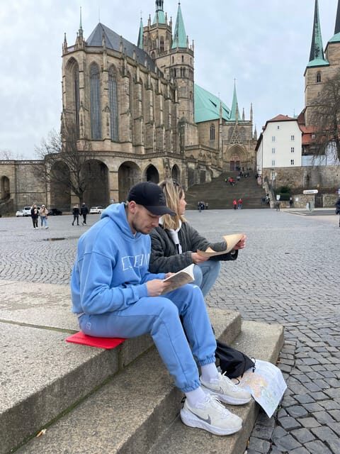 Mystery Backpack 2p: explore the city with an Erfurt novel - What is the Mystery Backpack 2p Tour?