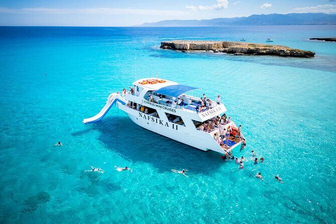 Nafsika II Half Day Cruise Swimming to blue lagoon water slide - The Full Itinerary: What to Expect
