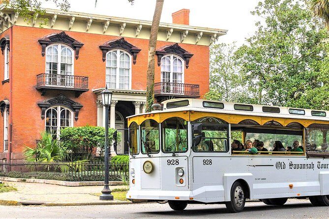 Narrated Historic Savannah Sightseeing Trolley Tour - Key Points