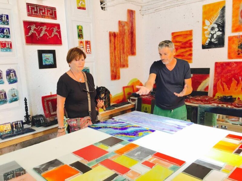 Naxos: Workshop Fusing Glass in Galanado - A Closer Look at the Glass Fusing Workshop in Galanado