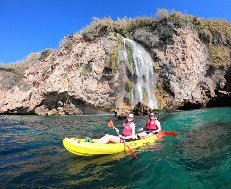 Nerja: Guided Kayak Tour Nerja Cliffs and Maro Waterfall - Key Points