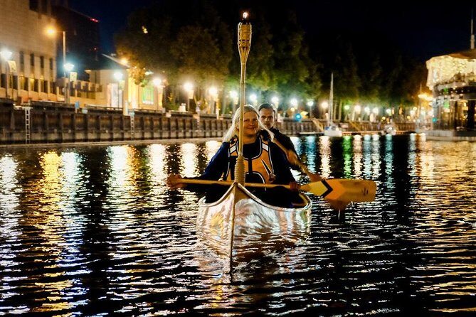 Night Canoe City Tour in Klaipeda - FAQ