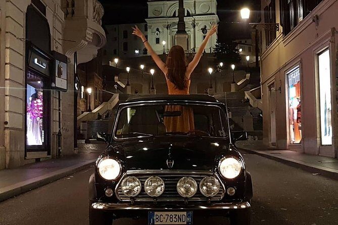NIGHT TOUR THINK BIG, GO MINI! Rome in Mini Cooper Classic Cabrio - What’s Included and What to Expect