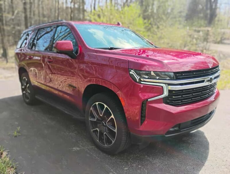 NON BUS Wine Tour in a Cherry Red Chevy Tahoe RST - The Value of the Experience