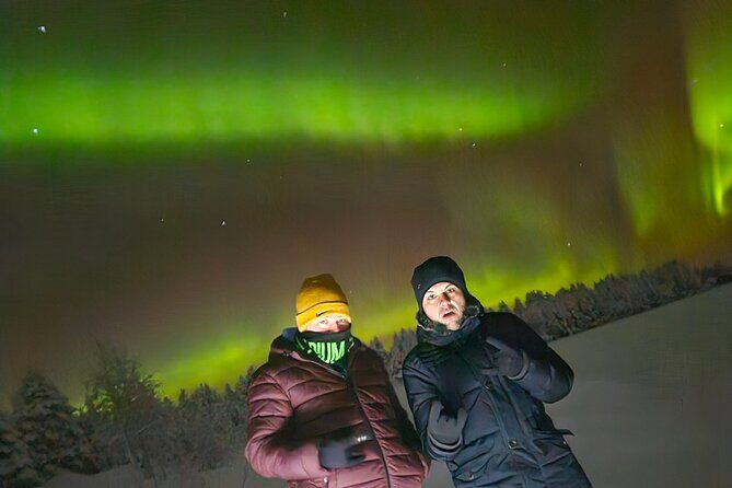 Northern Lights Auroras from Kemi-Tornio with Pickup - Key Points