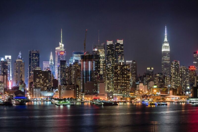 NYC: City Skyline Sightseeing Bus Tour at Night - Exploring Hoboken and the Jersey Waterfront