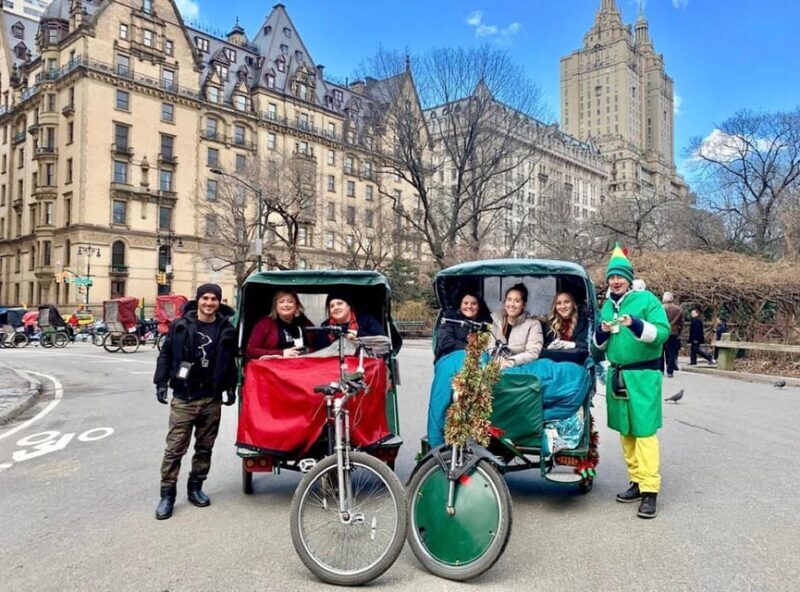 NYC: Elf & Home Alone 2 Locations Central Park Pedicab Tour - Key Points