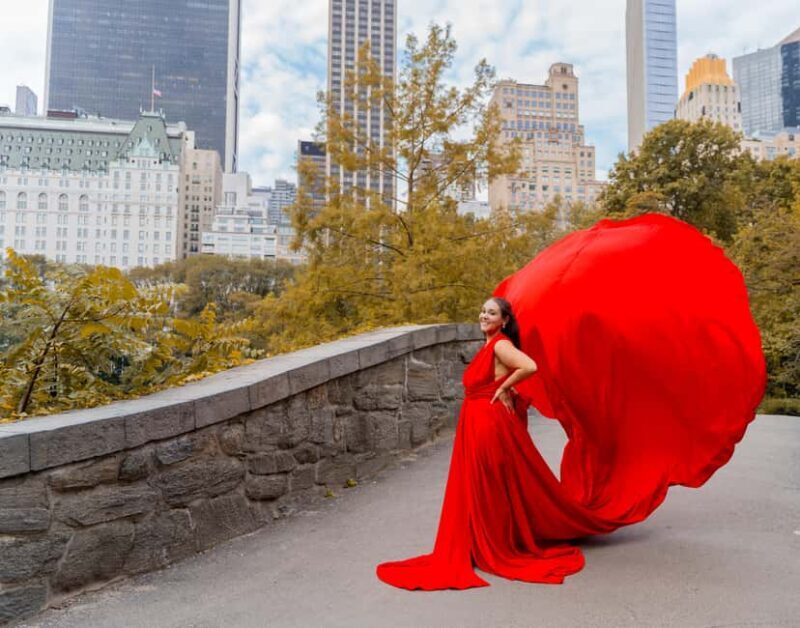 NYC: Flying dress photoshoot Dumbo or Central Park jonadress - Key Points