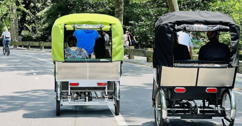 NYC: Private Central Park Pedicab Tours / PICKUP FROM MUSEUM - Key Points