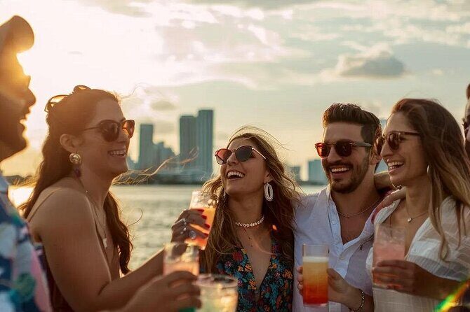 NYC Sunset Cruise with Statue Views Live Comedy and DJ on Hudson - Key Points