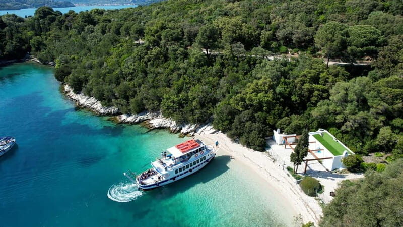 Nydri: Island Hopping Boat Cruise with Beach BBQ Lunch - Included & Not Included