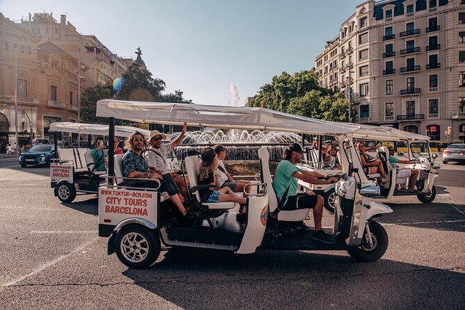 Official Tuk Tuk BCN l Barcelona 3 Hours City Tour - Key Points