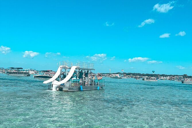 Okaloosa Island Full Day Triple Slide Pontoon Adventure - Key Points