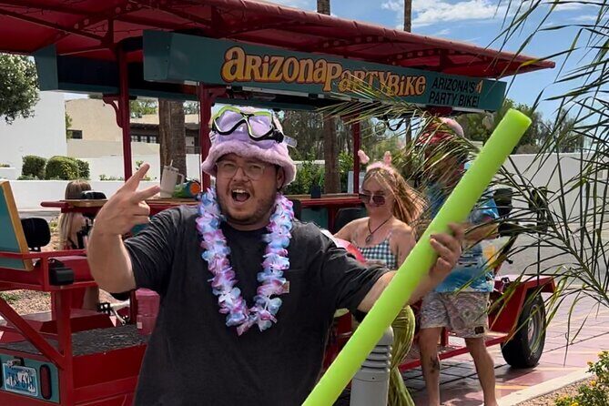 Old Town Scottsdale Party Bike Bar Crawl and Pool Party - Discovering the Scottsdale Scene on a Party Bike