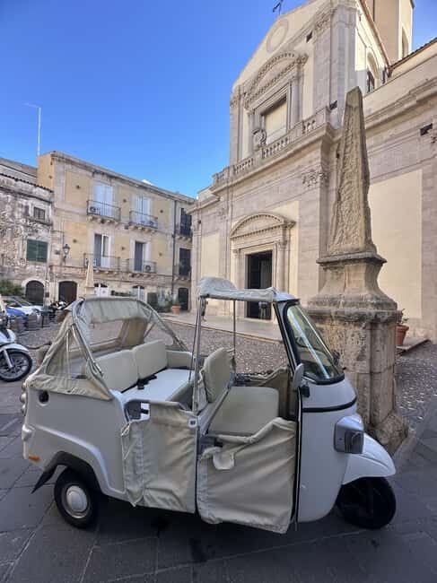 ORTIGIA tour by tuk tuk - ape calessino 1 hour - The Sum Up