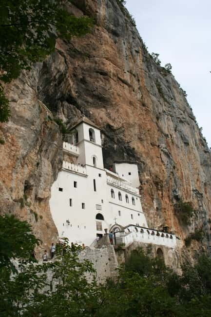Ostrog Monastery from Budva and Petrovac - Key Points