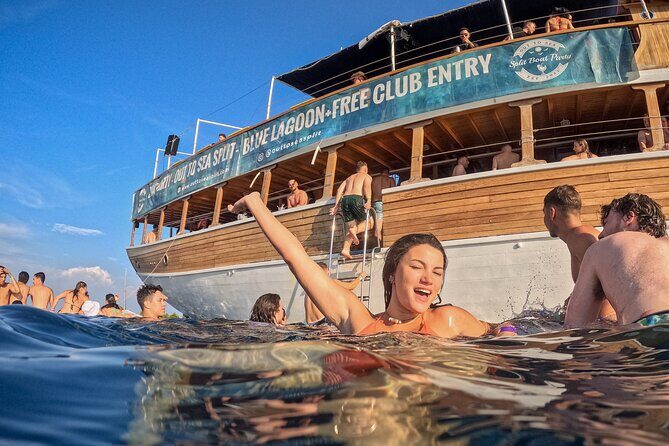 Out to Sea Split Boat Party w/ Blue Lagoon Swim, Dj & Afterparty - The Itinerary: What You Can Expect