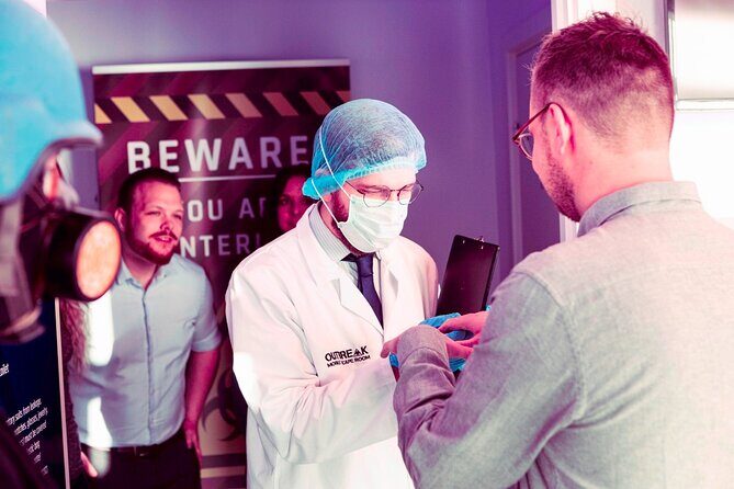 Outbreak Escape Room - Booking and Confirmation
