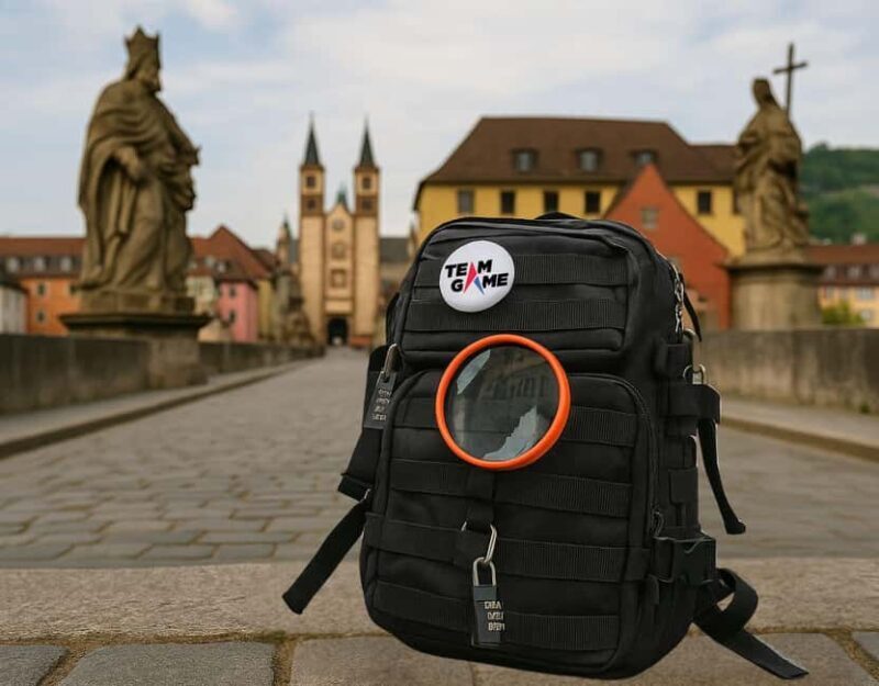Outdoor Escape Tour  Puzzle Backpack Würzburg: The Lost Plan - A Closer Look at the Würzburg Puzzle Tour