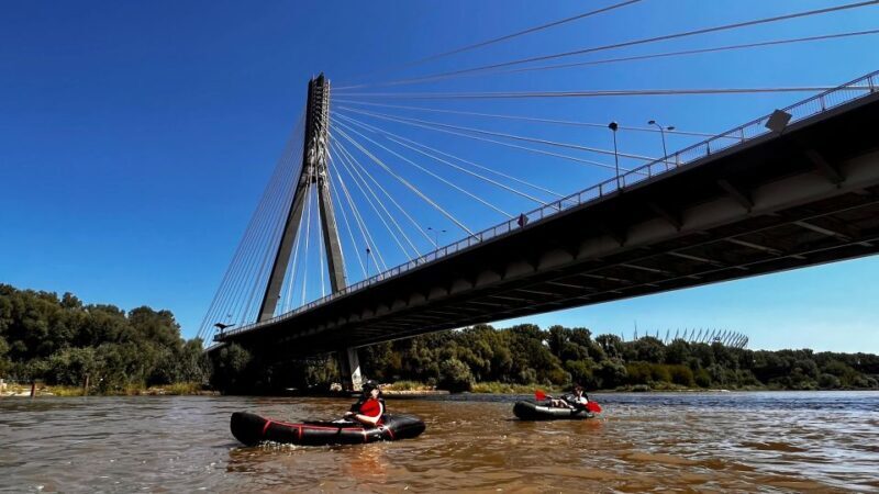Packrafting kayaking guided tour Vistula river Warsaw Poland - Key Points