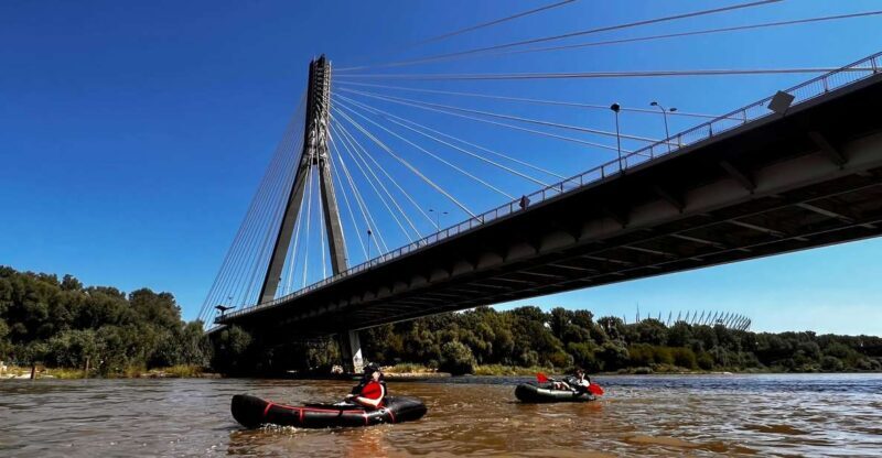 Packrafting kayaking guided tour Vistula river Warsaw Poland - A Closer Look at the Packrafting Experience in Warsaw