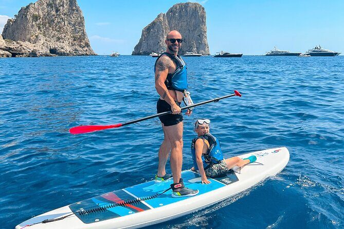 Paddleboard in Capri between caves and beaches. Photos included! - Group Size & Guides