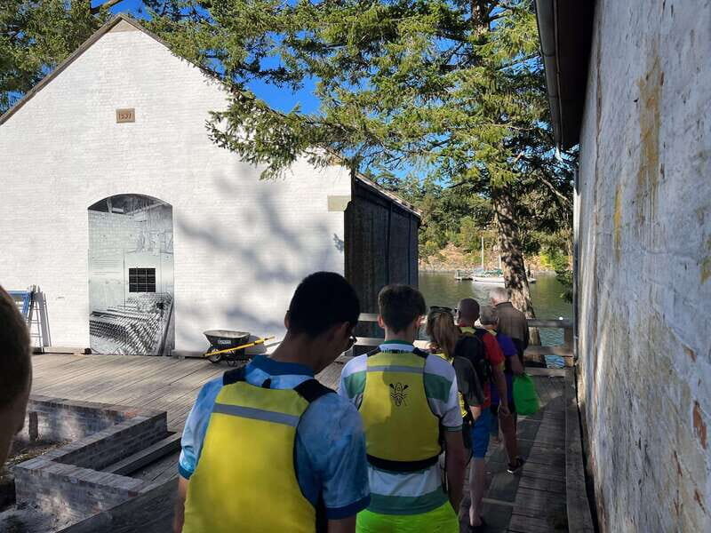 Paddling tour to the Historical Cole Island - Victoria BC - Exploring Cole Island