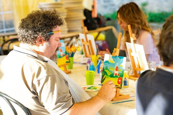 Paint And Drink Florentine Hills Art at La Birr'aia in Marignolle - The Sum Up