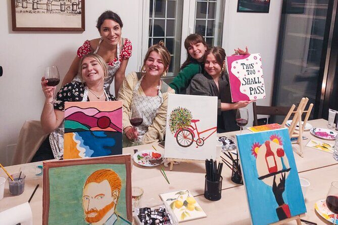 Paint and Free Flowing Wine Art Class in Rome with Pizza - Why Reviewers Love It