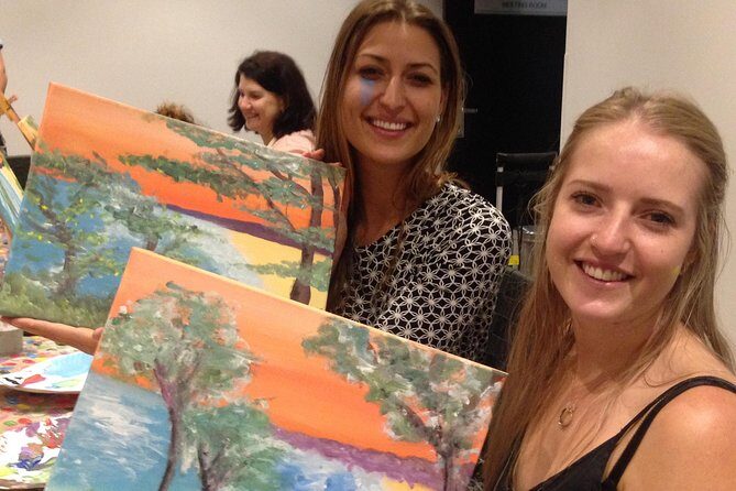 Paint and Sip BYO in Brisbane CBD Friday night - The Practical Details