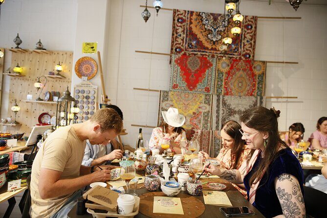 Paint and Sip Classes Brisbane: Ceramic Plates & Bowls - What to Expect at the Brisbane Paint and Sip Workshop